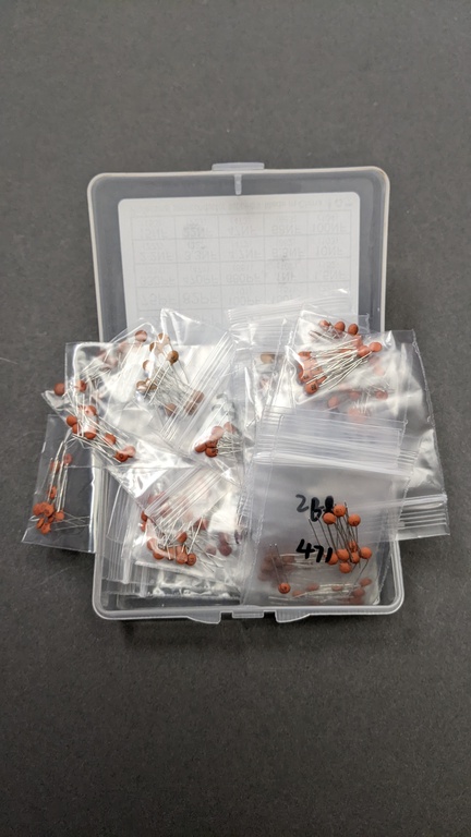 Ceramic Capacitor Assortment Box – 30 values – Bolt ⚡ Industries